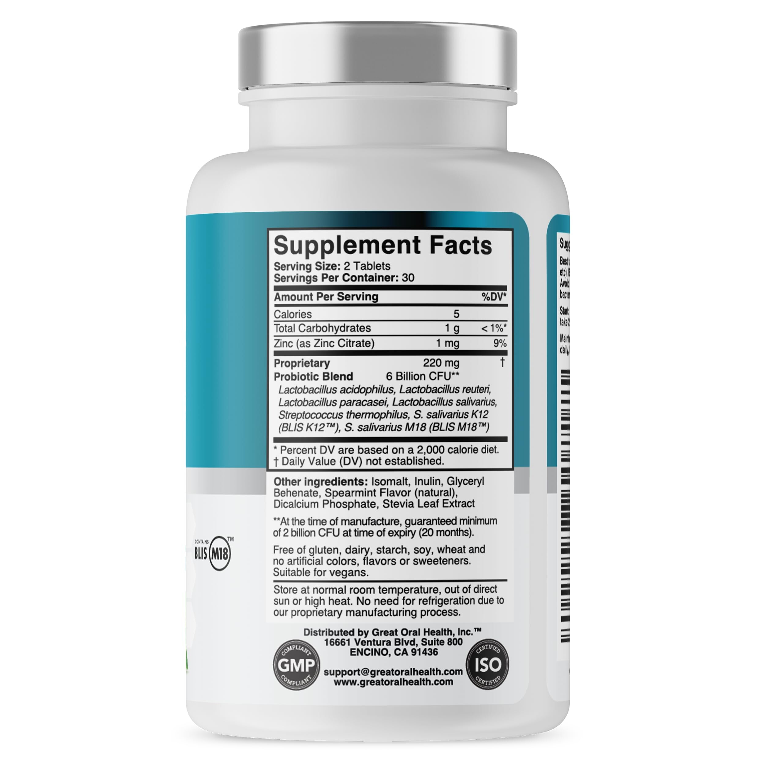 Advanced Oral Probiotics for Mouth - Bad Breath Treatment Supplement ...
