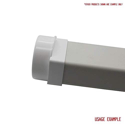Ducting Adaptor 110mm x 54mm to 100mm - 4 inch Rectangular to Round ...
