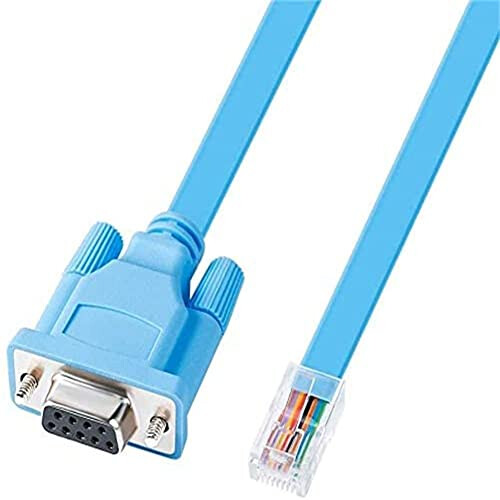 RJ45 to RS232 9-pin DB9 Serial Port Female to RJ45 Ethernet Console ...
