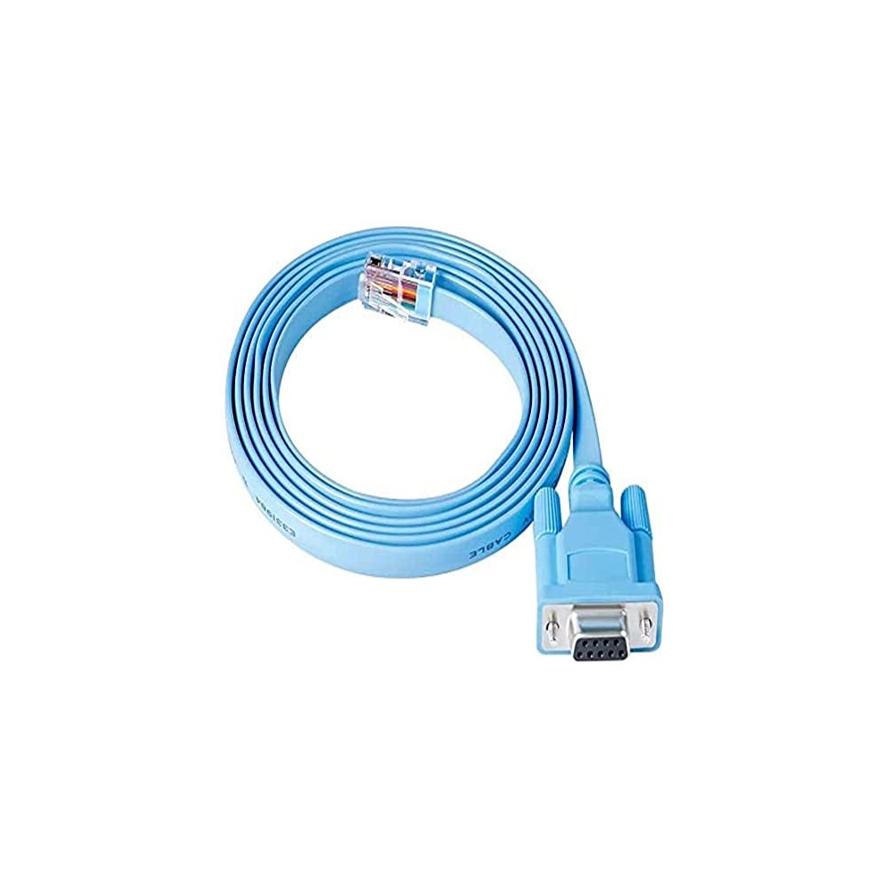 RJ45 to RS232 9-pin DB9 Serial Port Female to RJ45 Ethernet Console ...