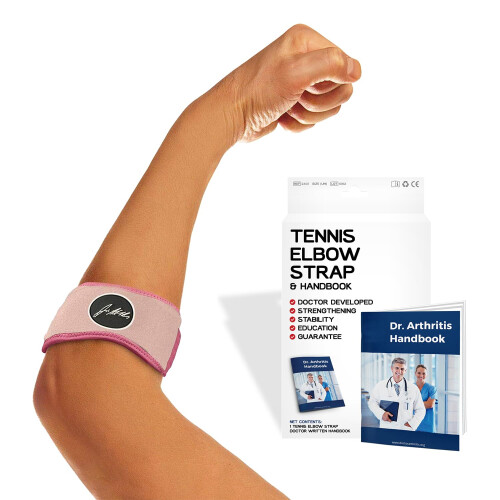 Doctor Developed Tennis Elbow Strap- Comfy Tennis Elbow Support Strap for Women & Men - Golfers ...