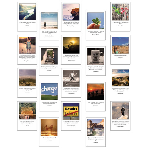 Inspirational and Motivational Postcards - Set of 20 Postcards. 20 ...