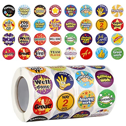 2000pcs Reward Stickers For Children 32 Designs Personalised Teacher ...