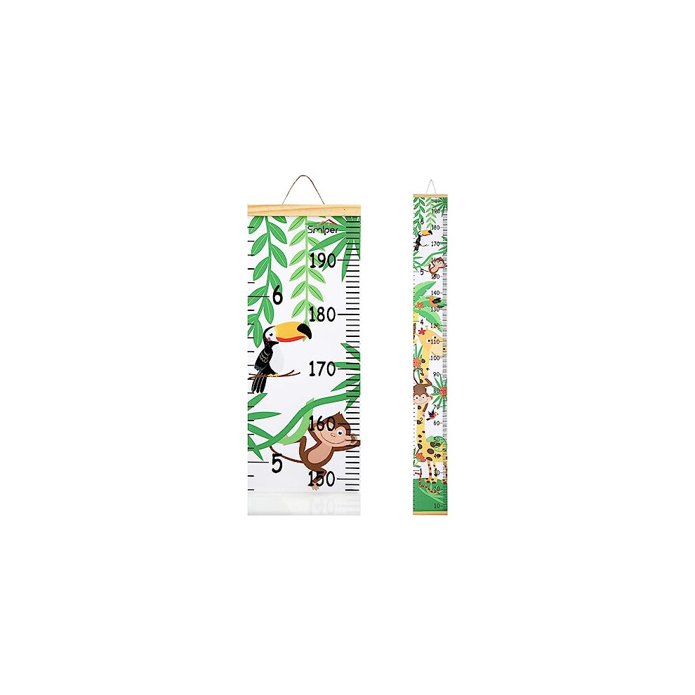 Height Chart for Kids Wall Hanging Ruler, Canvas Growth Chart for Baby ...