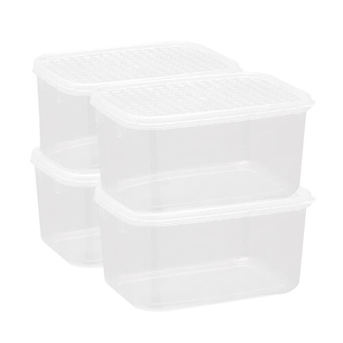Cetomo 10L*4 Food Storage Containers,Microwave, Freezer and Dishwasher ...