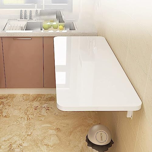 Wall Mounted Folding Desk, Fold Down Desk Drop Leaf Table, Fold Down ...