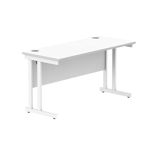 Office Hippo Essentials Rectangular Desks, Home Writing Computer Desk ...