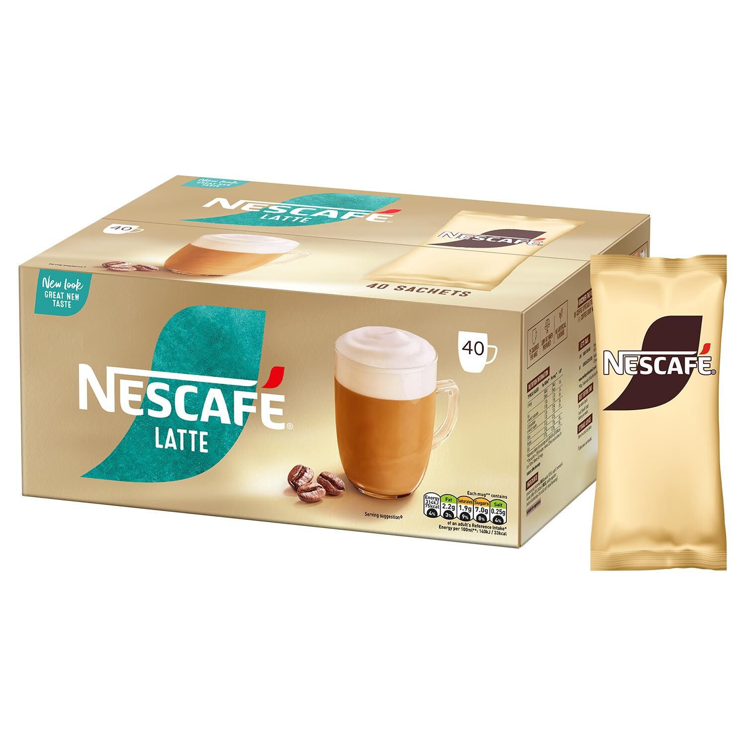 Nescafe Cafe Menu Latte Sachets (pack of 40) on OnBuy