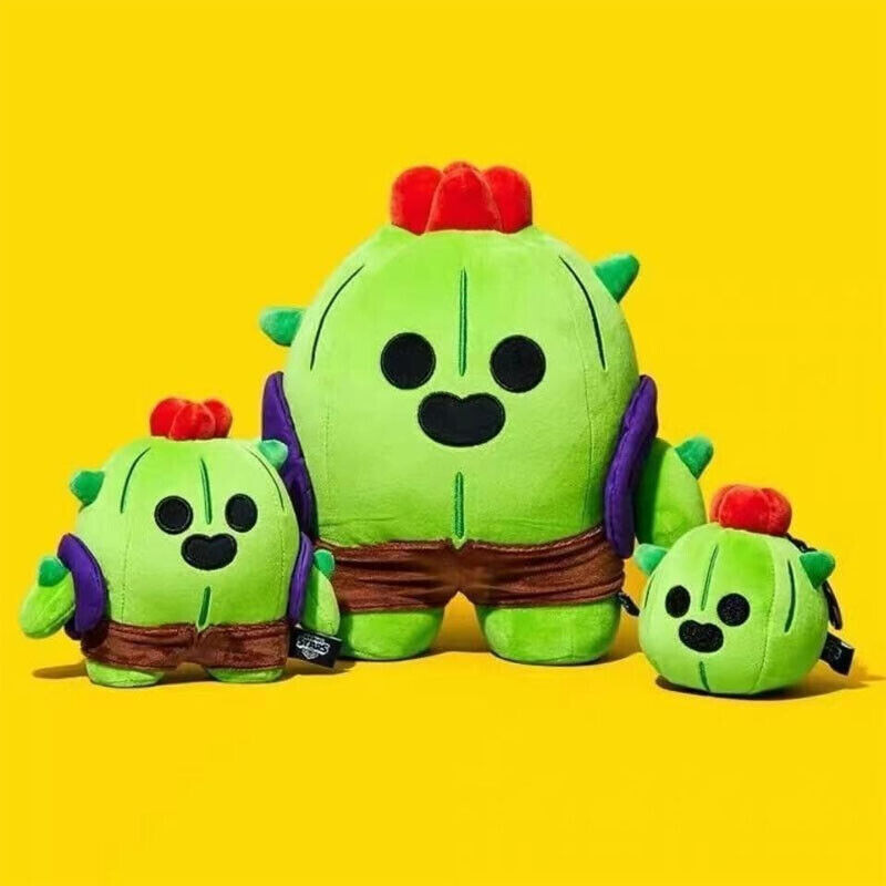 25cm Brawl Stars Plush Toy Supercell Spike Cactus Stars Spike Plush ...