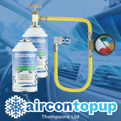 Car Aircon R134a Compatible Refrigerant x2 For Hybrid/Electric Cars Kit ...