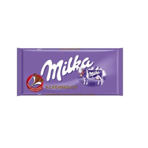 Milka Alpine Milk Chocolate Bar, 100g (Pack of 5) on OnBuy