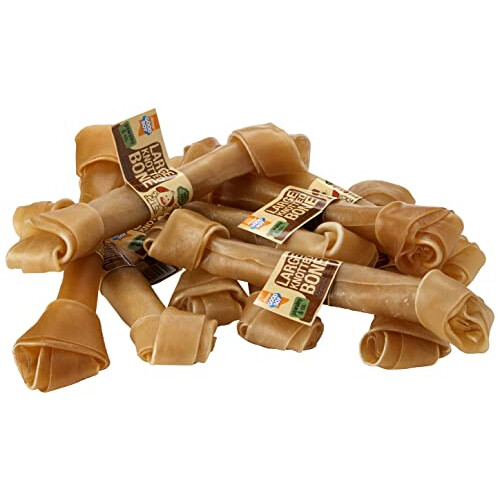 Good Boy - Large Rawhide Knotted Bones - Dog Chews - Made From 100 ...