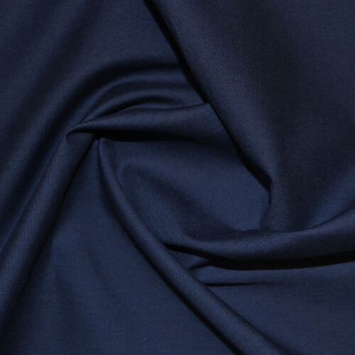 1m Navy Blue | 100% Cotton Plain Coloured Woven Poplin Fabric Cotton ...