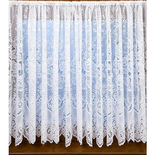 home-expression White thick traditional heavy lace net curtain vintage ...