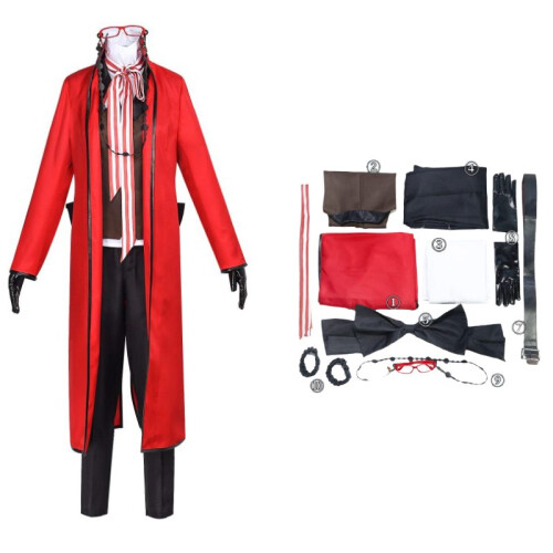 (XL) Black Butler Theme Anime Character Ronald Knox Performing Costume ...