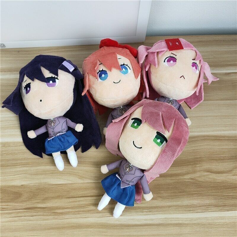 Doki Doki Literary Club Plush Toys Anime Cosplay Doll Monika Natsuki ...