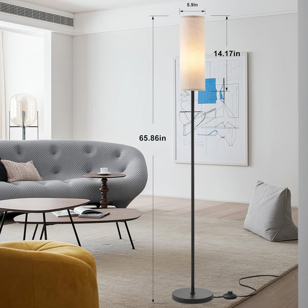 Modern Living Room Floor Lamp Bedroom Floor Lamp Modern Standing Lamp with Shade Living Room Standard Tall Lamps on OnBuy
