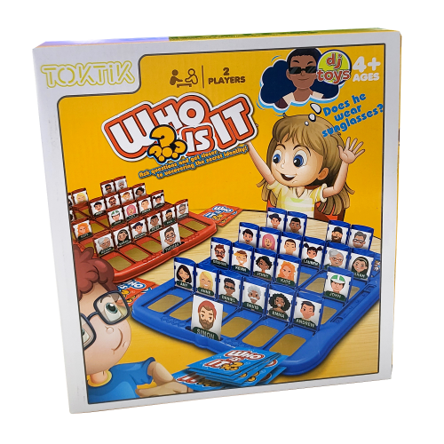 (Who is it? (Guess Who)) Kids 5 Piece Game Bundle Classic Family ...
