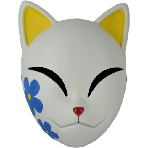 Demon Slayer Makomo Warding Mask Kitsune Resin Cosplay Mask CH-B175 on ...