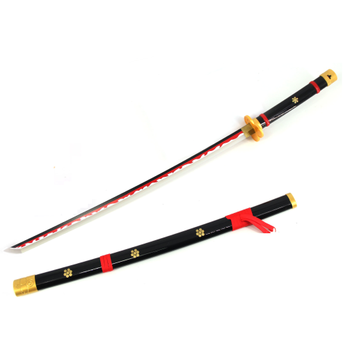 One Piece Black Enma LED Light Up Sword USB C Rechargable 40 Inch Wood ...