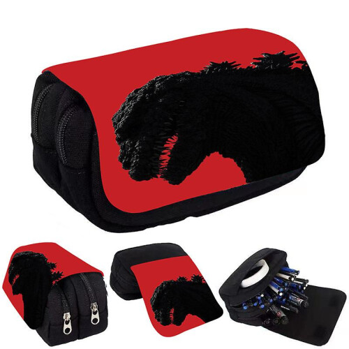 (14) Godzilla Vs Kong Double-layer Flip Pencil Case Godzilla Vs Kong ...