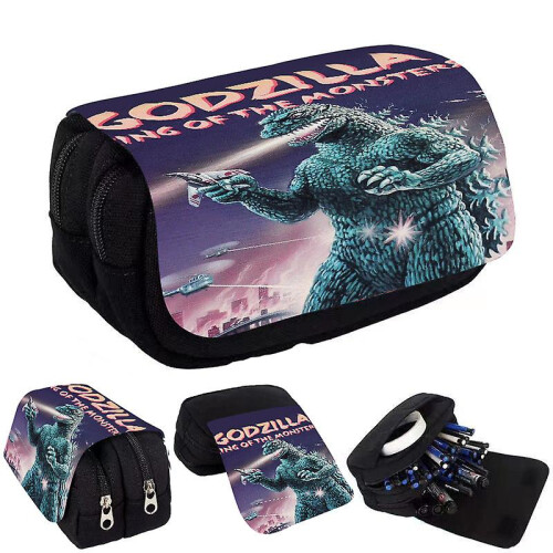 (13) Godzilla Vs Kong Double-layer Flip Pencil Case Godzilla Vs Kong ...