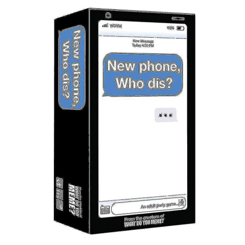 New Phone Who Dis? -party Games Card on OnBuy