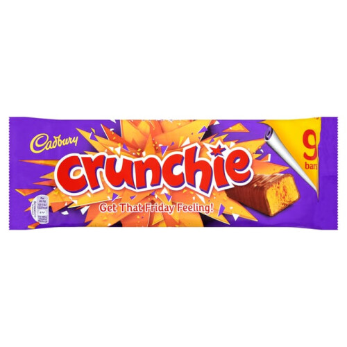 Cadbury Crunchie Chocolate Bar 9 Pack Multipack 234.9g (pack of 2) on OnBuy