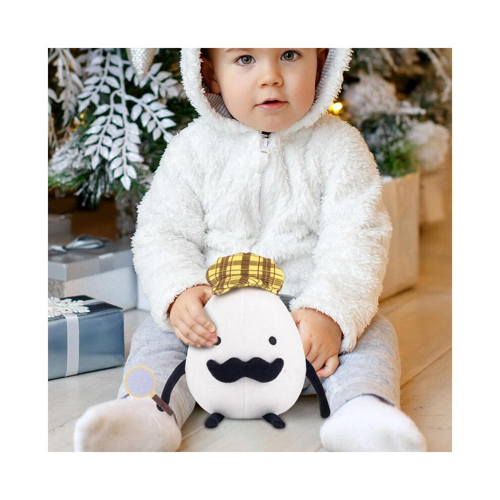 9.8 Inch Cartoon Detective Egg Plush Pillow Game Peripherals Doll Gift ...