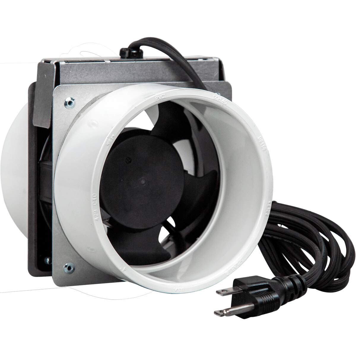 Tjernlund PVC4 Radon Mitigation Fan Model - Exhaust Fan with 6-Ft ...