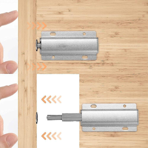 Door Opener 4 Pack Push To Open Magnet Push Catch Drawer Push Opener ...