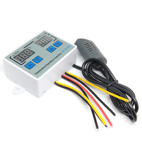 (220V) Digital Temperature Humidity Controller Egg Incubator Thermostat Humidity Controller ...