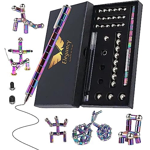 Elegancy Fidget Pen Magnetic Balls | Magnetic Pen Cool Gadgets Fidget ...
