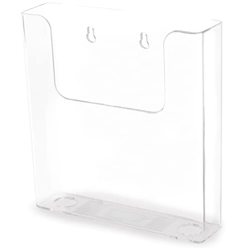 Deflecto A4 Portrait Flat Back Literature Holder - A4 Wall Mounted ...