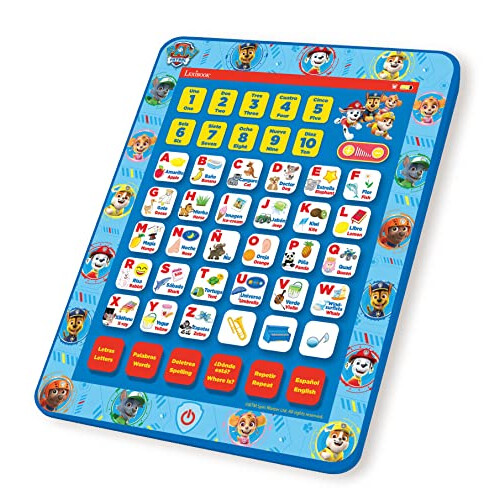 Lexibook Paw Patrol Educational Bilingual Interactive Learning Tablet ...