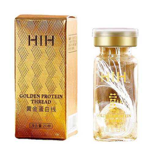 Facial Golden Protein Threads Dissoluble 20Pcs Lines Hydrolyzed ...