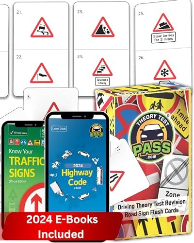 Highway Code 2024 UK Driving Theory Test Revision Flash Cards with 2024 ...