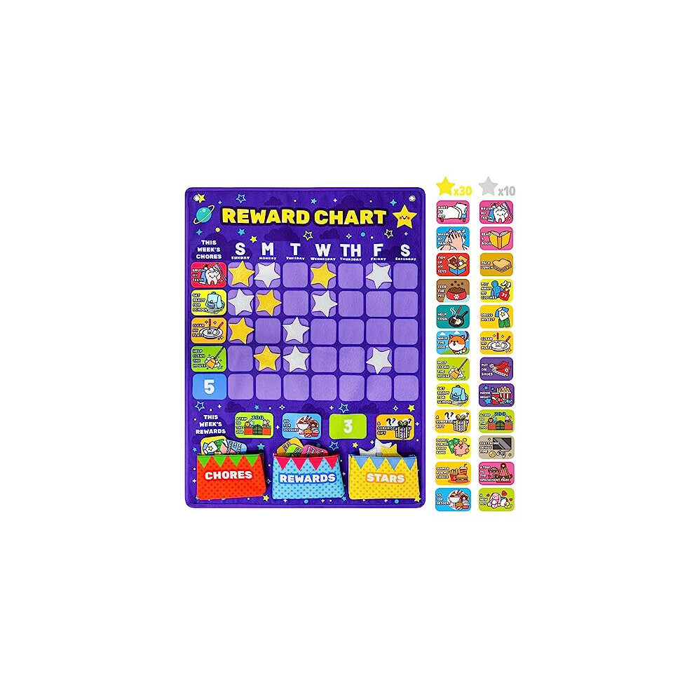 Taika 25.5x19 inch Reward Chart, Schedule for Kids, Daily Routine Chart ... Taika 25.5x19 inch Reward Chart, Schedule for Kids, Daily Routine Chart ...