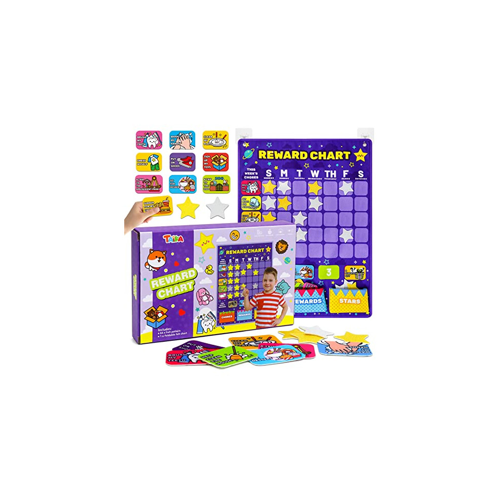 Taika 25.5x19 inch Reward Chart, Schedule for Kids, Daily Routine Chart ... Taika 25.5x19 inch Reward Chart, Schedule for Kids, Daily Routine Chart ...