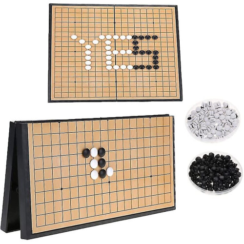 Magnetic Go Game Set, Folding Go Game Board Set Chinese Chess Set ...