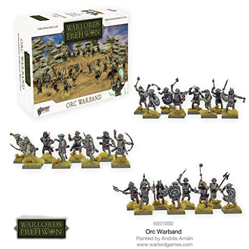 Orc Warband - 28mm Scale Plastic Miniatures for Warlords of Erehwon by ...
