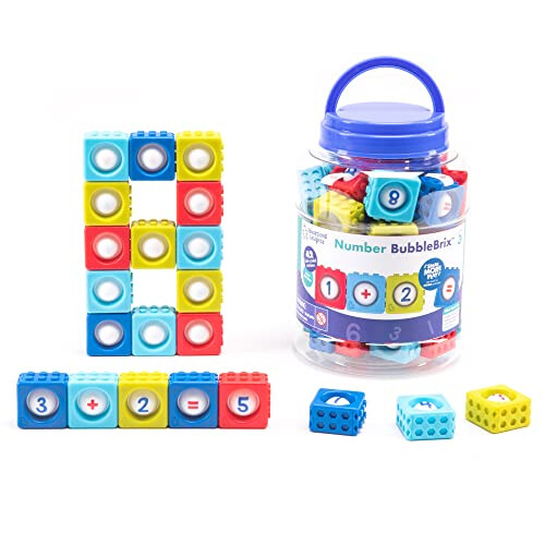 Number BubbleBrix, Learn Numbers, Fidget Learning Toy, Fidget Popper ...