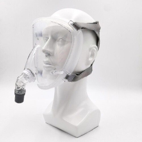 Chomel Cpap Full Face Mask Respiratory Mask Auto Cpap Apap Bpap Anti ...