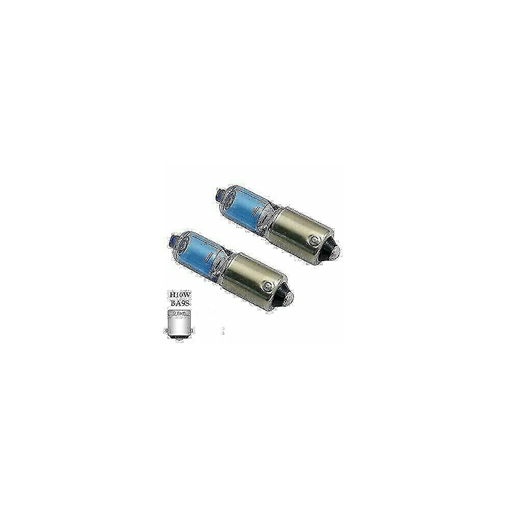 2x Xenon Blue Parking Side Light Bulbs 'E' Approved E4 434 (H6W) 12v ...