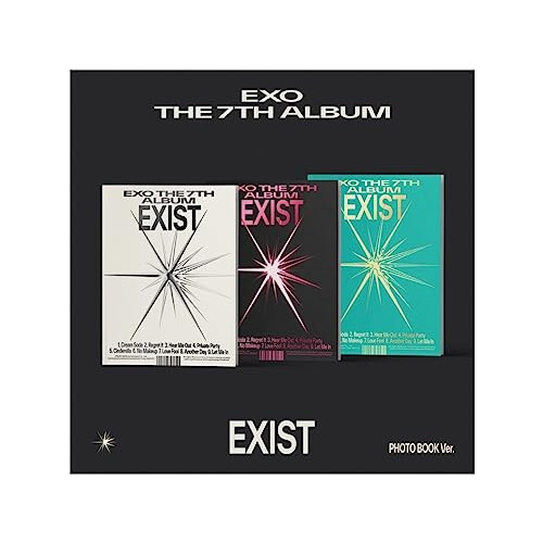 EXO - Exist [Photo Book Ver.] 7th Album+Folded Poster (O ver, 1 Folded ...