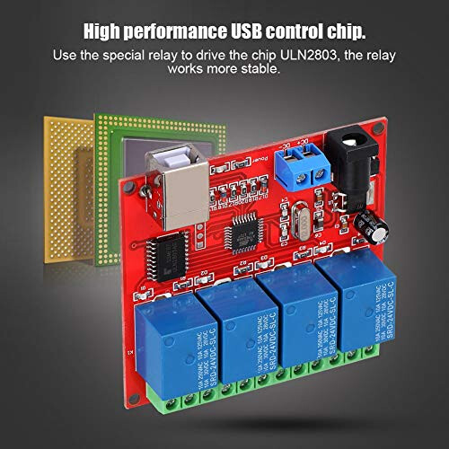 USB Switch Controller,4-Channel DC 24V Computer USB Smart Switch ...