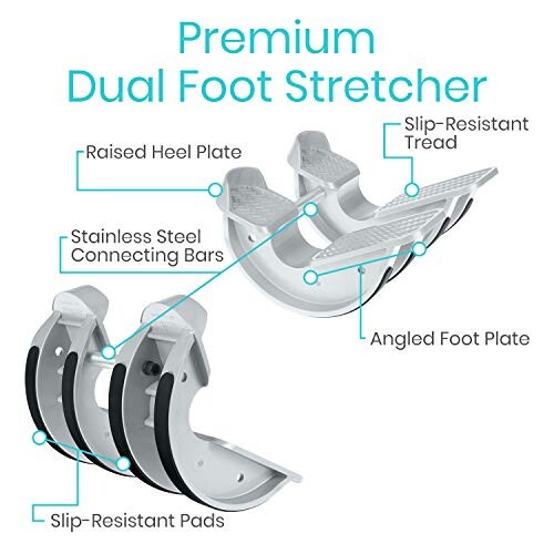 Foot Rocker - Dual Calf Stretcher for Achilles Tendinitis, Heel, Feet ...