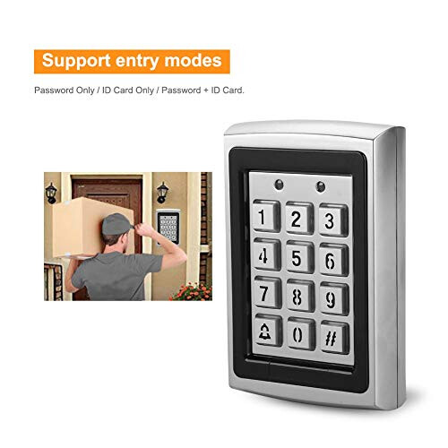 Metal Door Access Control Keypad, Code RFID Keypad IP68 Waterpfoof ...
