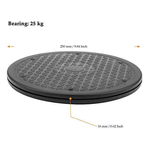 2 Pack 10 Inch Rotating Swivel Stand Turntable, 360 Degree Swivel Base ...