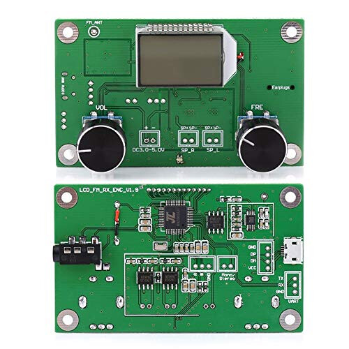 FM Receiver Control Module, DSP and PLL DIY Digital Stereo FM Radio ...